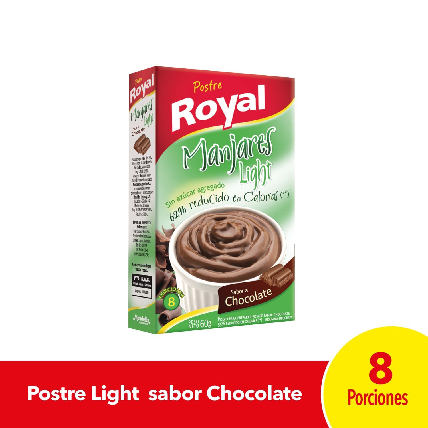 Postre Royal Chocolate Light 60g - Tienda Mondelez
